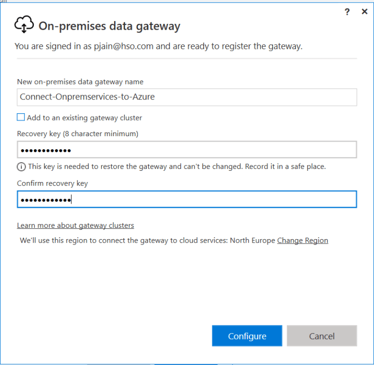 Installing and configuring On-premises Azure data gateway – Azure ...
